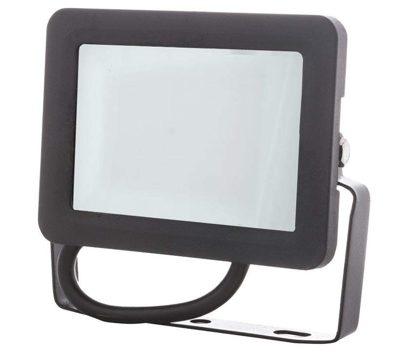 schwarzer LED Strahler 50W city 5000K Tageslicht | GUTE-LEDS.DE